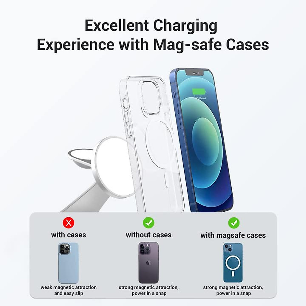 Foscomax 3 in 1 Magnetic Wireless Charging Station, 28W Fast Wireless Mag-Safe Charger Stand with QC3.0 Adapter,for iPhone 14,13,12 Pro Max/Pro/Plus, iWatch Ultra/8/se/7/6/5/4/3/2, AirPods(Silver)