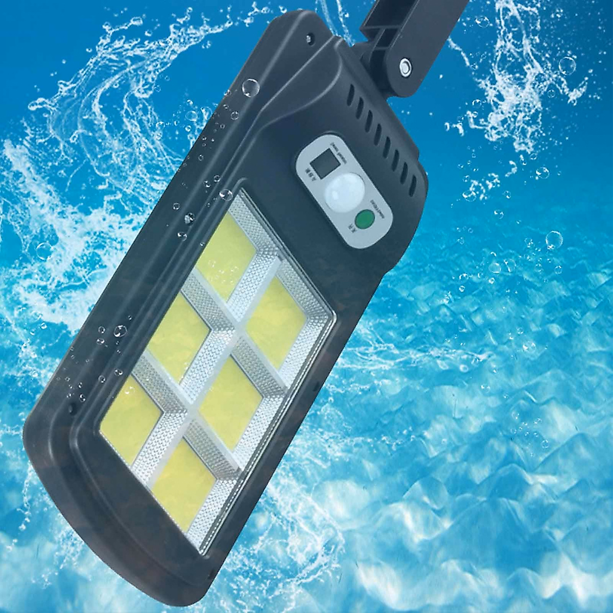 ZhangFacai Patio Lights, Porch Lights, Wall Lights, Solar Wall Lamp, PIR Human Body Induction Long Service Life Suitable for Various Outdoor Courtyards Gardens Lighting