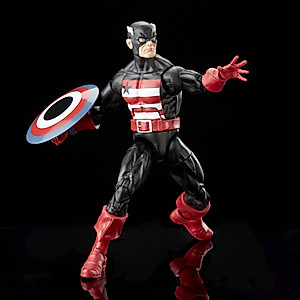 Marvel Legends Series U.S. Agent Classic Comics Action Figure 6-inch Collectible Toy, 1 Accessory, 2 Build-A-Figure Parts