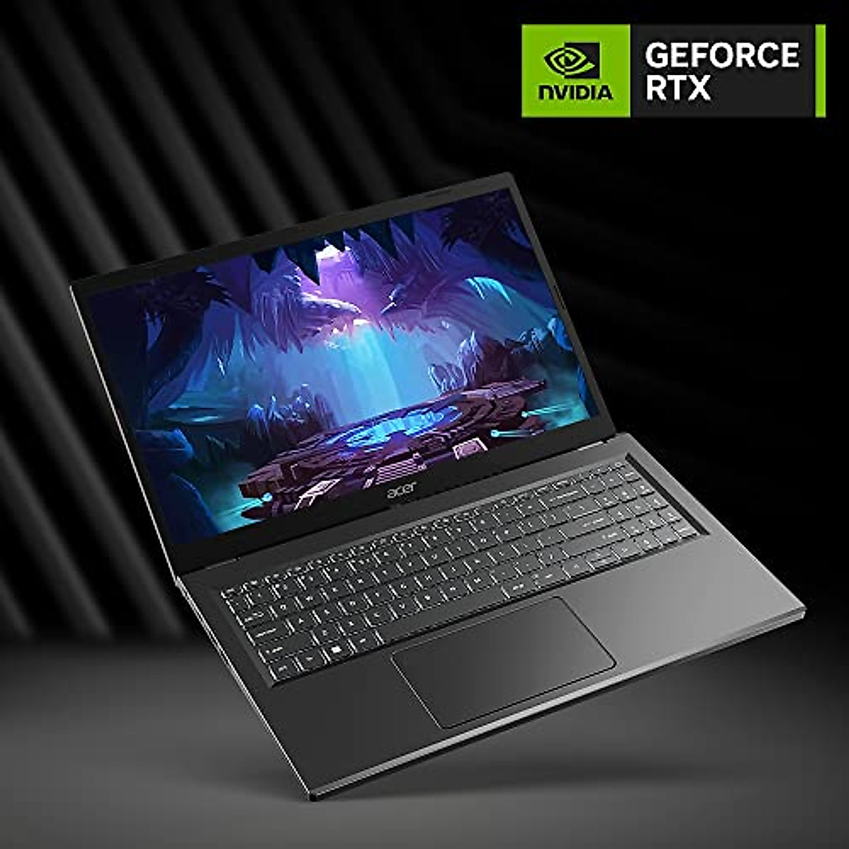 Acer Aspire 5 Slim Laptop | 15.6" FHD (1920 x 1080) IPS | Intel Core i7-1355U | NVIDIA GeForce RTX 2050 | 16GB DDR4 | 1TB Gen 4 SSD | Wi-Fi 6E | USB4/Thunderbolt 4 | Backlit KB | A515-58GM-76KW, Gray