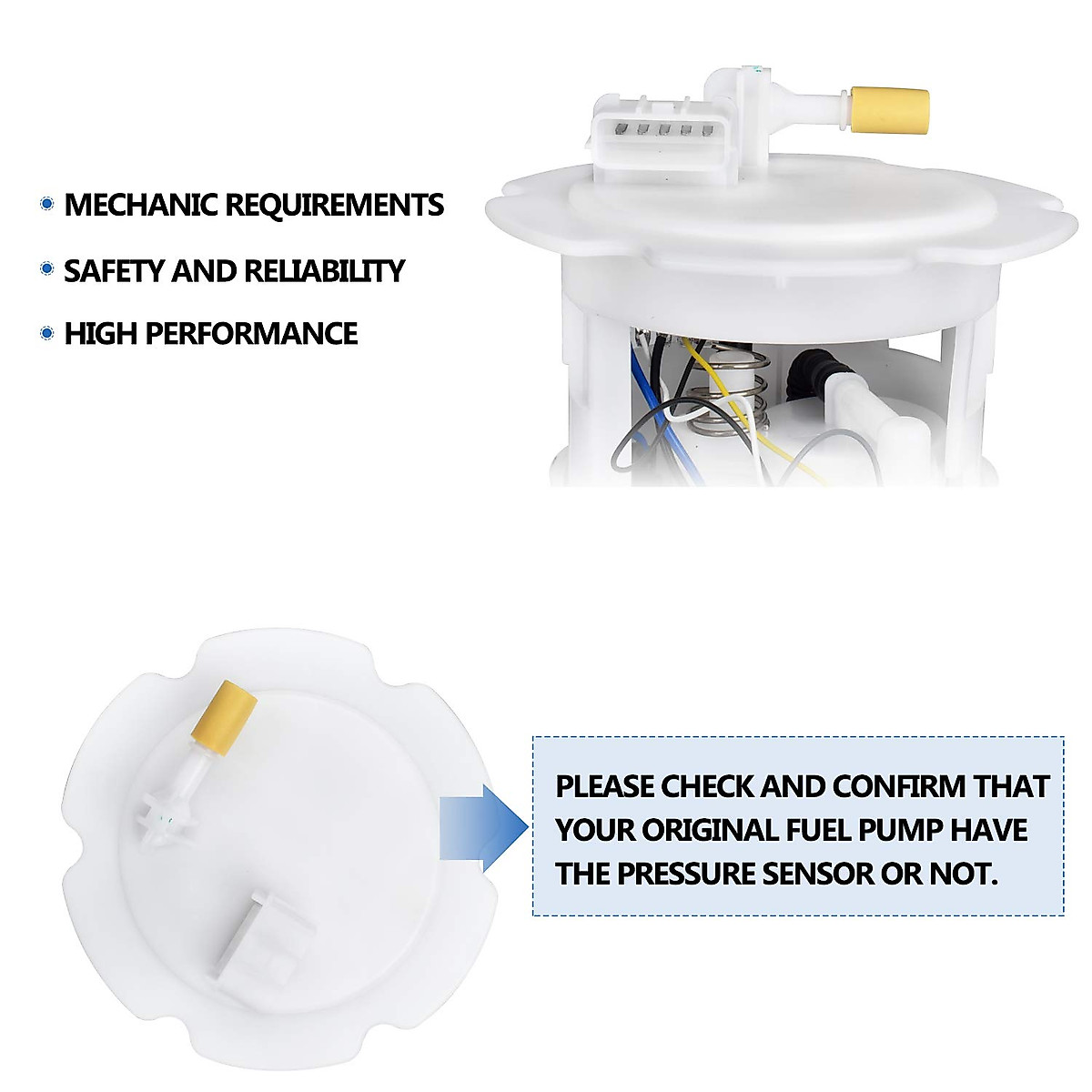 FAERSI Fuel Pump Assembly Replace# E8502M Compatible with Nissan Sentra & Sentra 2002 2003 2004 2005 2006 L4 1.8L /L4 2.5L