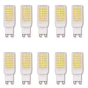 Westinghouse 5164120 G9 Base Dimmable Clear LED Light Bulb, 10-Pack, Warm White