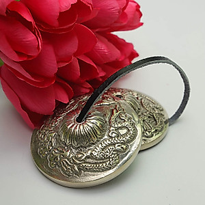 Large Singing Bowl and Tingsha Cymbals Bells Combo