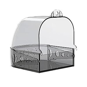 ＫＬＫＣＭＳ Bird Hanging Cage Feeder Bathing Tub for Parrots Pet Canary Accessories