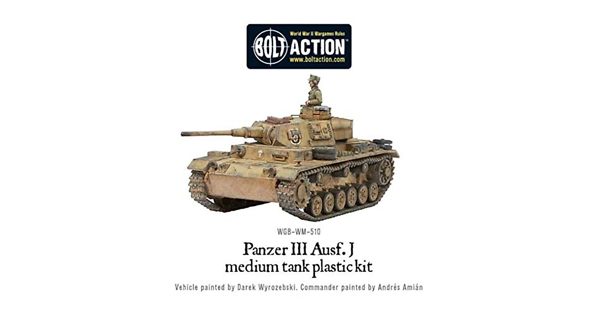 Build Your Bolt Action Panzer III Tank Model Kit