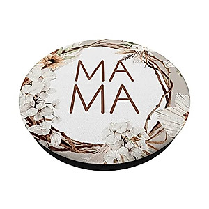 Floral Mama Cute Mother's Day for Mommy Mother PopSockets Swappable PopGrip