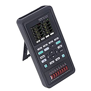 Multi Channel Temperature Detector, U Disk Storage Function Type C Communication Temperature Data Logger 100-240VAC Plug High Accuracy for Electronics Testing(US Plug)