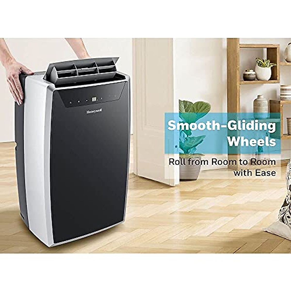 Honeywell R-MN4HFS9 14,000 BTU Dehumidifier & Fan, Heat and Cool Portable Air Conditioner, Black and Silver - Certified Refurbished