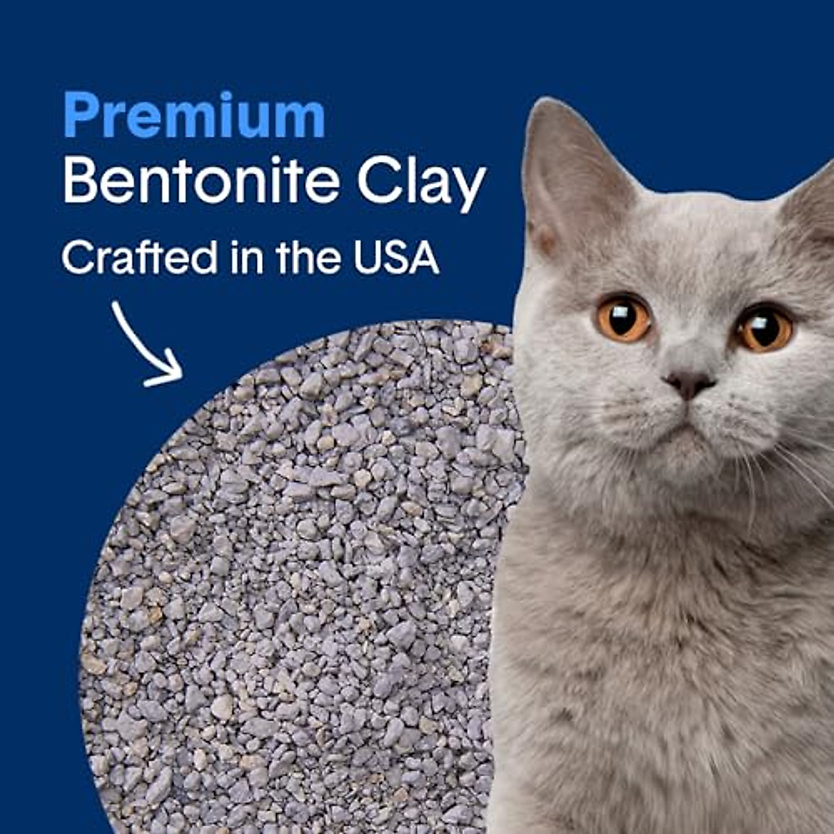 Boxie® Gently Scented 30 Day Natural Odor Control Cat Litter, 40lb Clumping Clay Kitty Litter