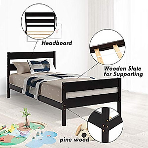 FansaFurn Twin Bed Frame