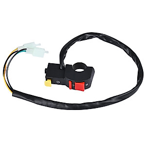 AuInLand Electric Wiring Harness, CDI Ignition Coil Wiring Harness Kit, CDI Wire Assembly fit for 4 Stroke ATV 50cc 110cc 125cc