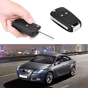 Buttons Key Fob Heat and Corrosion Resistance Flip Folding Remote 2 Buttons Car Key Fob Shell Case For Vauxhall Opel Astra Insignia