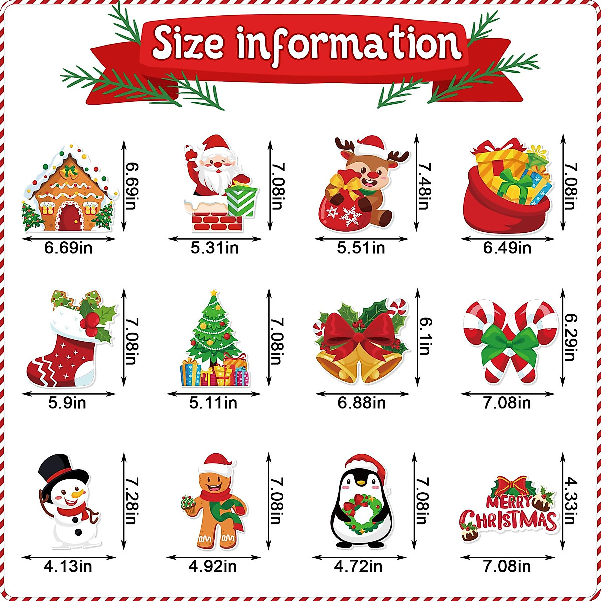 CCINEE 36pcs Christmas Hanging Foil Swirls, Xmas Hanging Decoration Christmas Foil Ceiling Hanging Swirls for Indoor Outdoor Christmas Holiday Party Supplies