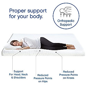 Vibe Memory Foam Sofa Bed Mattress | Replacement Mattress for Full Size Sleeper Sofa and Couch Beds