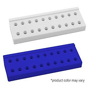 Eisco Microcentrifuge Tube Rack, Autoclavable, Holds 20 Tubes of 1.5ml Capacity