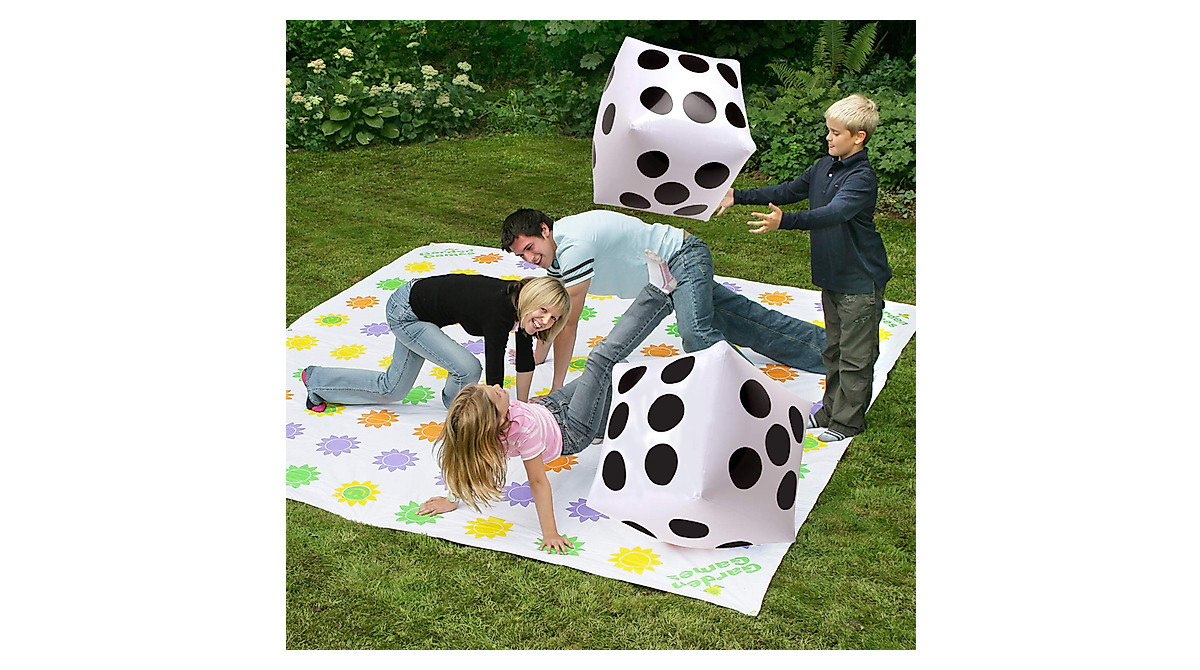 Inflatable Jumbo Dice Set for Fun Games - 20