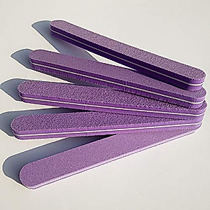 Nail Files Bufers 2 Purple Nail Files Nail Buffer Block Tools EVA Nail File Nail Buffer Grinding Tools Emery Board,100/180.