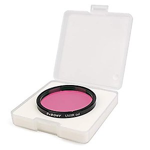 SVBONY Telescope Filter UV IR Cut Block Filter Infra Red Filter CCD Camera for Astrophotography Telescope UV Filter 2 inch Threads for DSLR Camera
