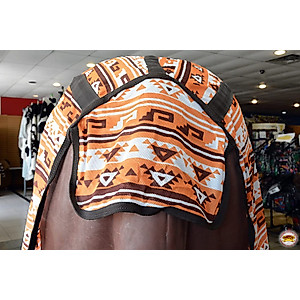 HILASON 72 Inches Horse Fly Sheet Ultra Violet Rays Protect Mesh Bug Mosquito Summer Spring Detachable Neck | Fly Sheet | Horse Turnout Sheet | Fly Sheet for Horses | Bug and Mosquito Protection | Fly