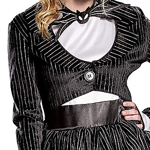 Disguise Women's Disney The Nightmare Before Christmas Jack Skellington Tutu Adult Costume, Black, XL (18-20)