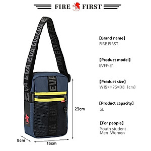 FIREFIRST Evangelion Mini Shoulder Bag RADIO EVA 10th Anniversary Crossbody Bag Worn by Asuka