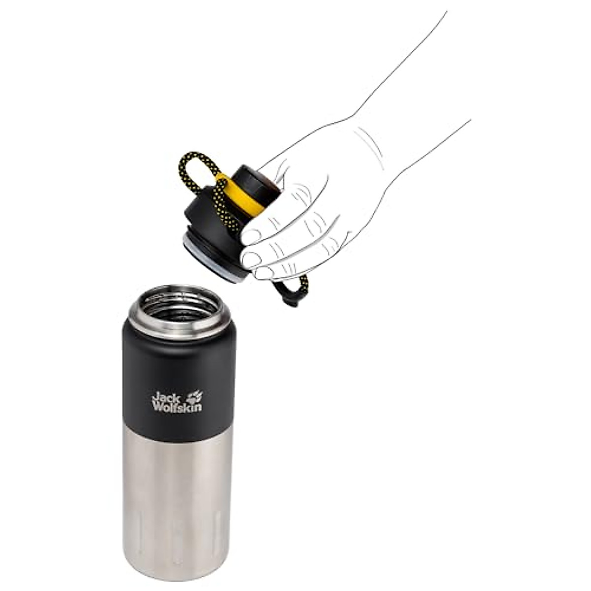 Jack Wolfskin Unisex-Adult Karoo 0.75, Black, One Size