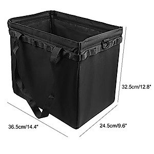 TargetEvo Picnic Basket Outdoor Camping Storage Organizer Bag Foldable Travel Box Storage Tool Military Bag Multi-Functional with Side Pockets Couples
