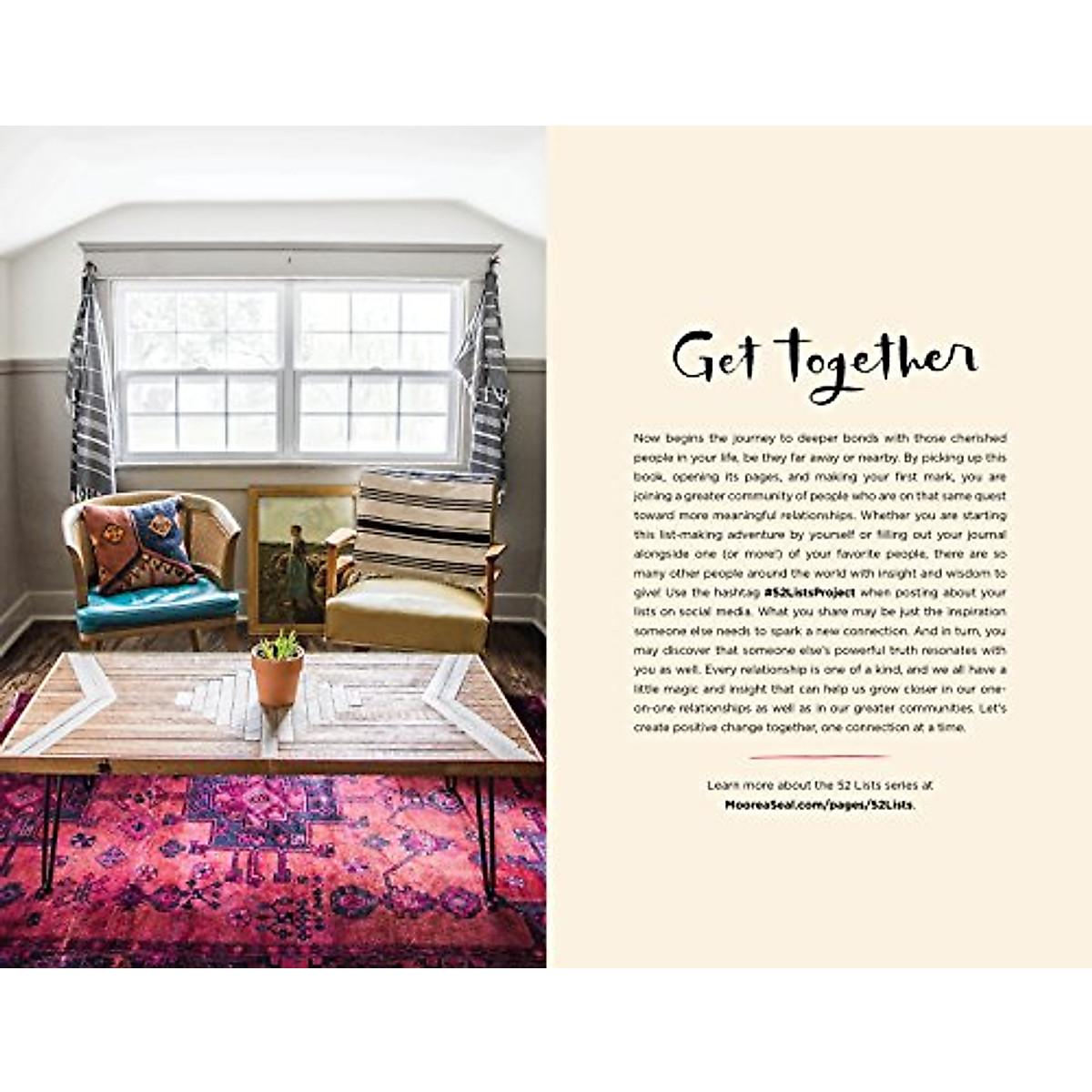 52 Lists for Togetherness: Journaling Inspiration to Deepen Connections with Your Loved Ones (A Weekly Guided Mindfulness and Positivity Journal for Women to Nurture Relationships)