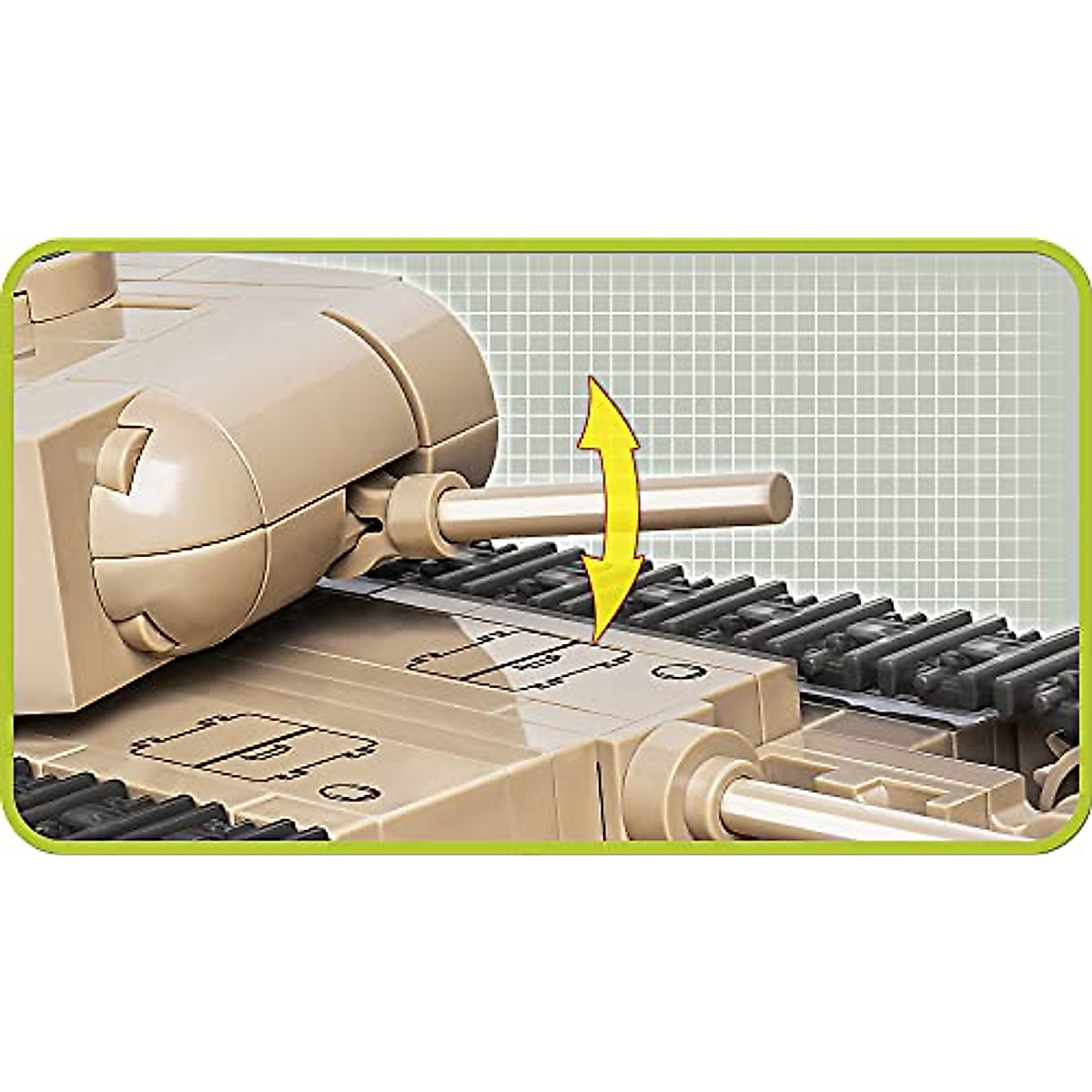 COBI Historical Collection A22 Churchill MK. II (CS) Tank, Beige