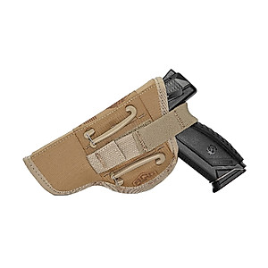 Alaska Guide Creations Pistol Holster One Size Fits Most | Open Carry Pistol Holder | Camo Hunting Harness (Realtree Edge)