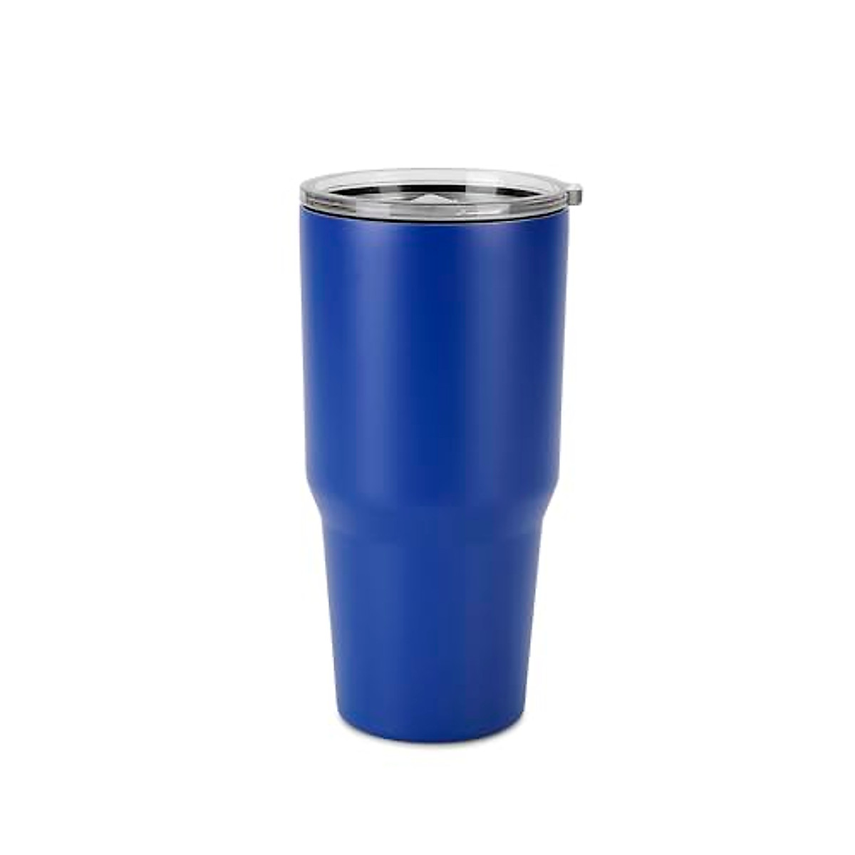 makerflo 30 oz Blue Powder Coated Tumbler Pack of 1 with Upgrad Handle Option, Includes a Sliding Splash & Leak Proof Lid, Ideal for Craft, Personalization (Laser Engraving, UV DTF, Epoxy, Vinyl)