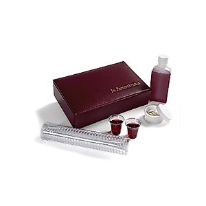 Portable Communion Set - Maroon