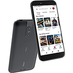 RCA Reno Smartphone, 4G LTE, 16GB, Android 11, Black - GSM Unlocked, 5.0-inch