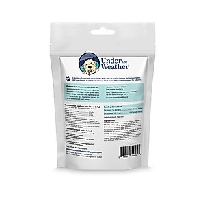 Under the Weather Pet Soft Dog Chew Supplements for Calming and Probiotics | Supports Relaxation and Normal Emotional Balance in Dogs (Probiotics, 60 Count)