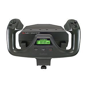 Logitech G PRO Flight Yoke System, Professional Simulation Yoke and Throttle Quadrant, 3 Modes, 75 Programmable Controls, Configurable Throttle Knobs, Steel Shaft, USB, PC - Black
