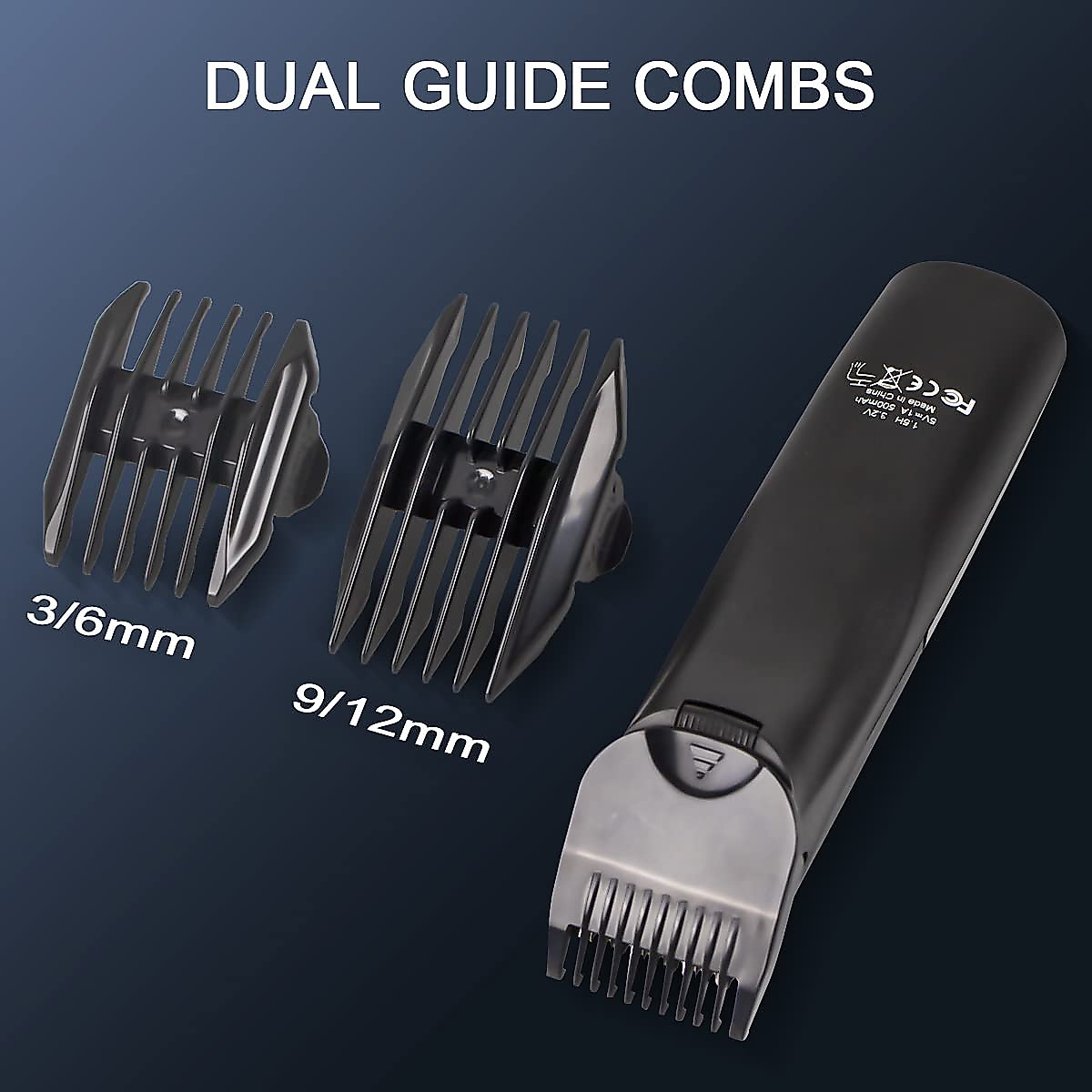 Groin Hair Trimmer for Men,Electric Ball Trimmer/Shaver with Led Light,Replaceable Ceramic Blade Heads,PX7 Waterproof Grooming Kit,1.5Hours Runtime