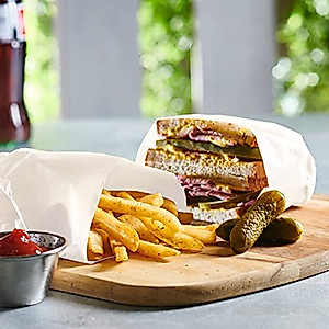 [12 x 16 Inch - 200 Count] Precut Baking Parchment Paper Sheets Non-Stick Sheets for Baking & Cooking - White