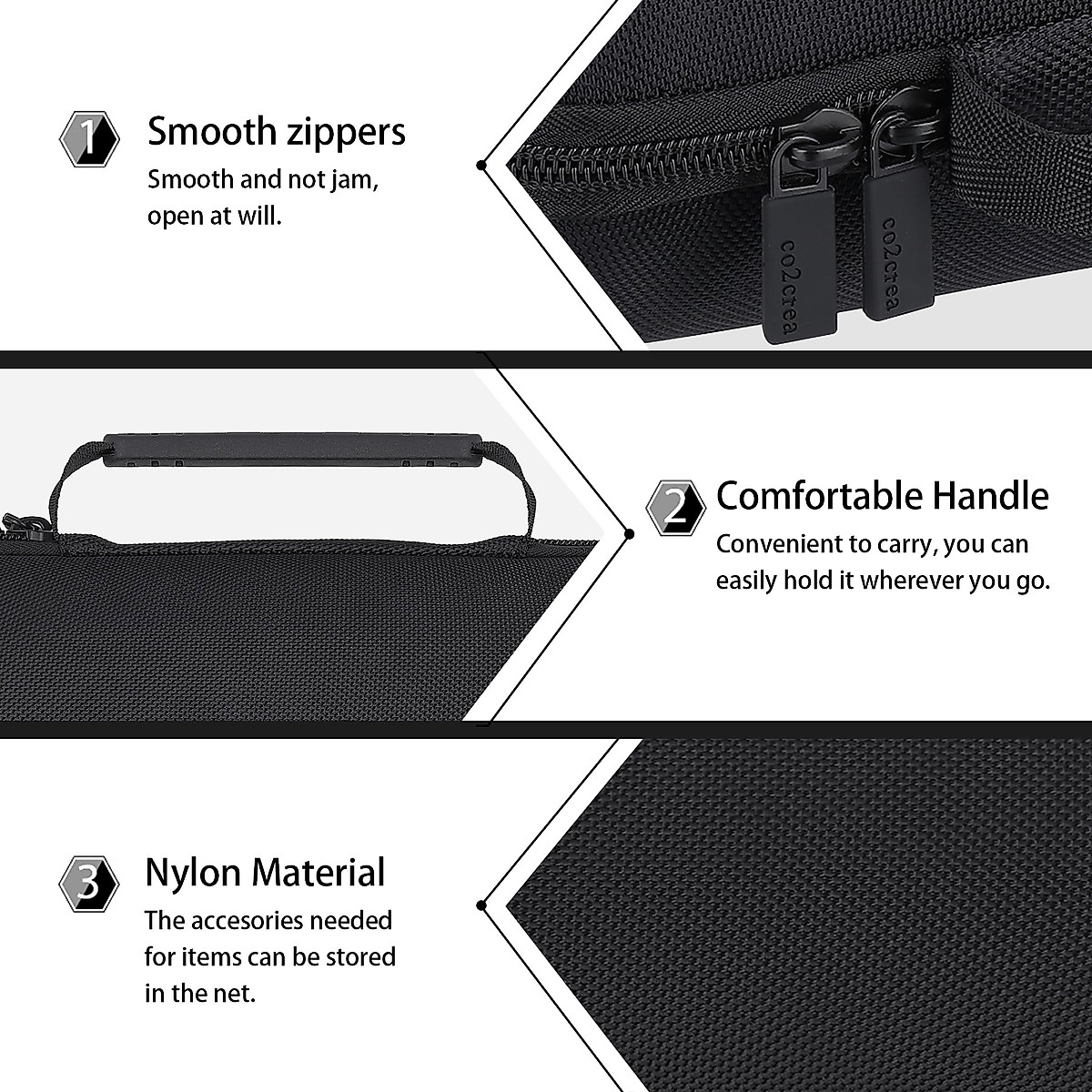 co2CREA Hard Case Compatible with Anker Soundcore Glow Portable Speaker