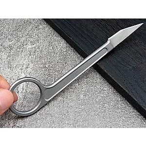 Ccanku C1104 Fixed Blade Knife D2 Blade+Stainless Steel Handle Fixed Blade Knife for Hunting, Survival, Camping Outdoor Utility Knife with K Sheath …