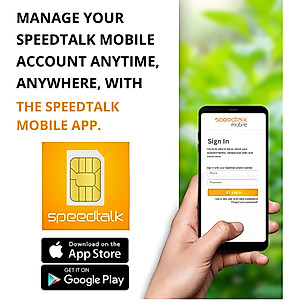 SpeedTalk Mobile $10 Tracker SIM Card Kit w/Unlimited Data for 4G GPS Tracking Devices locators Pet Senior Kids Car | 3 in 1 Simcard Standard Micro Nano | No Contract 30 Days Service Plan US Coverage