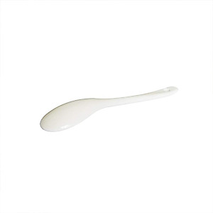 Xmomx 3 pcs Porcelain Egg Spoons Ceramic Spoons White 5 inch Coffee Dessert Yogurt Tea milky tea
