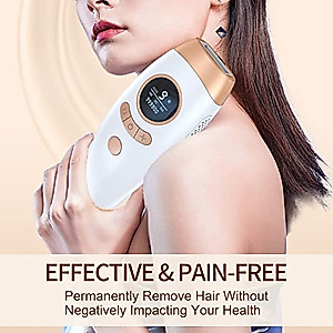 Laser Hair Removal Device for Women And Men, IPL Permanent Hair Removal 999900 Flashes Whole Bodey Use