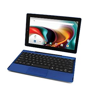 RCA 11 Delta Pro 11.6 Inch Quad-Core 2GB RAM 32GB Storage IPS 1366 x 768 Touchscreen WiFi Bluetooth with Detachable Keyboard Android 9.0 Tablet (11.6", Blue)
