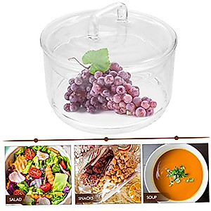 Soup Bowl Trifle Bowl Glass Mini Glass Bowls Glass Bowl with Lid Glass Serving Bowl Clear Oatmeal Bowl Glass Soup Bowl Clear Glass Bowl Small Glass Bowls Household Salad Bowl Food