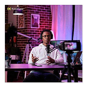 Knox Gear Microphone Suspension Studio and Home Recording Podcasting Mic Stand (Fits All Microphones and Shock Mounts)