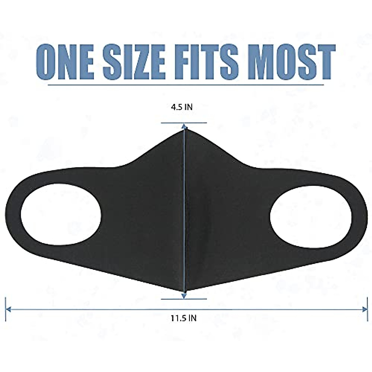 10PCS Kids Colorful Face Mask Covers with Elastic Ear Loop Cover Full Face Anti-Dust, Unisex, Washable, Breathable, and Reusable (Kids Colorful)