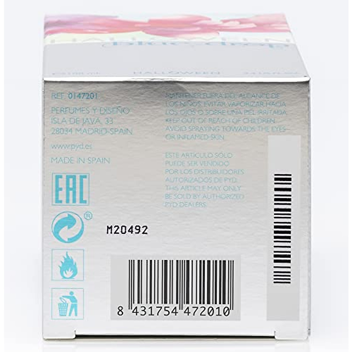 J. Del Pozo Halloween Blue Drop Eau de Toilette Spray for Women, 3.4 Ounce