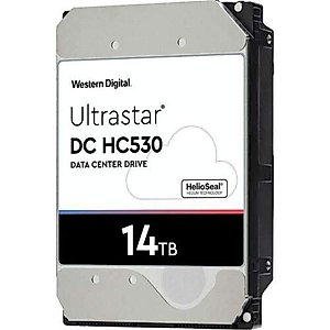 HGST/WD WUH721414AL5204 3.5" 14TB SAS 12Gb/s 7.2K 512M 0F31052 512e SE (He14) HDD (Renewed)