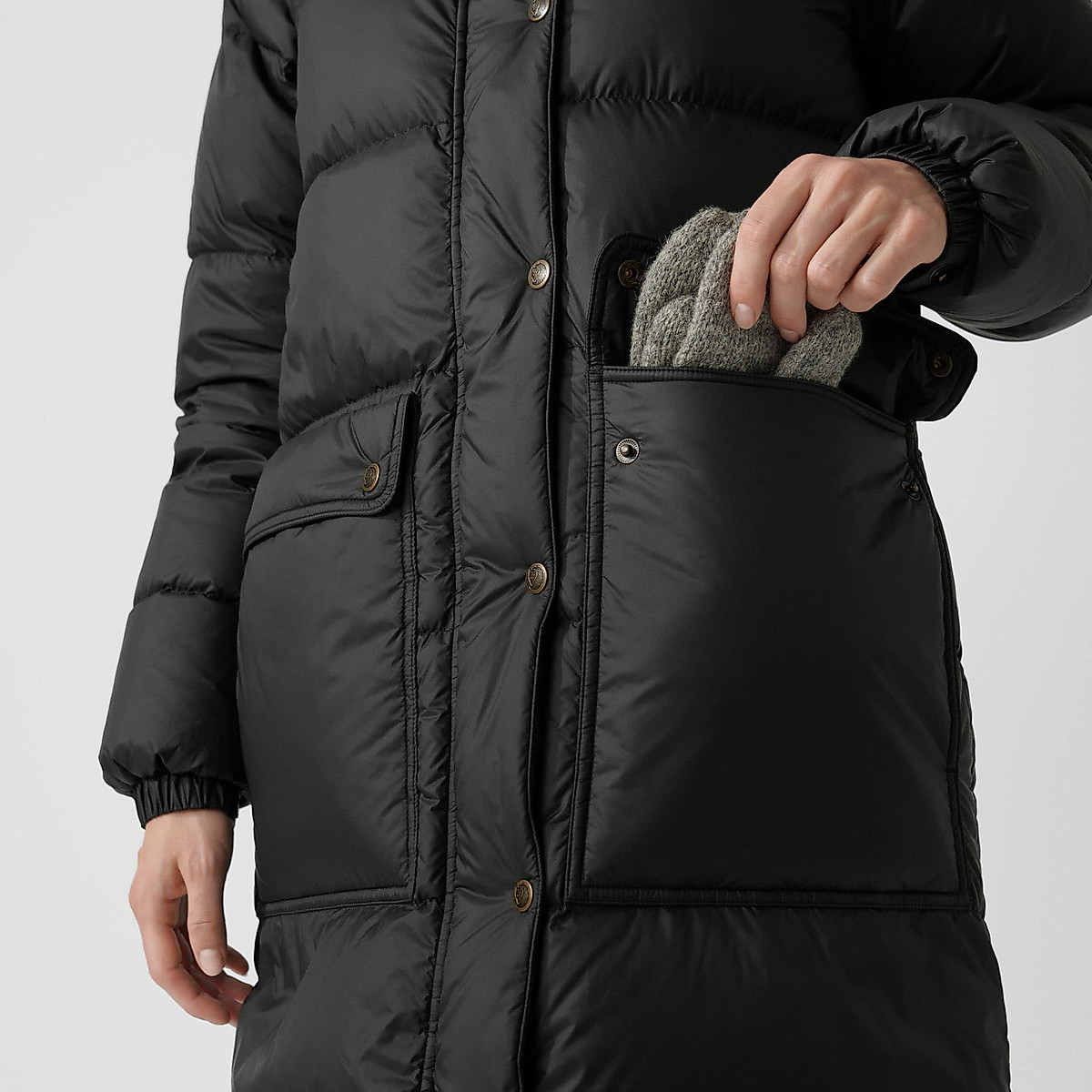 Fjällräven Expedition Long Down Parka Basalt LG