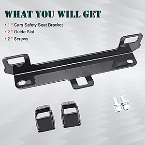 Samman Child Safety Seat Belt Bracket Mount Base ISOFIX Latch Interface Mount Bracket Universal Car Child Seat Restraint Anchor Mounting Kit Fitting ISOFIX Latch Compatible with Ford Focus